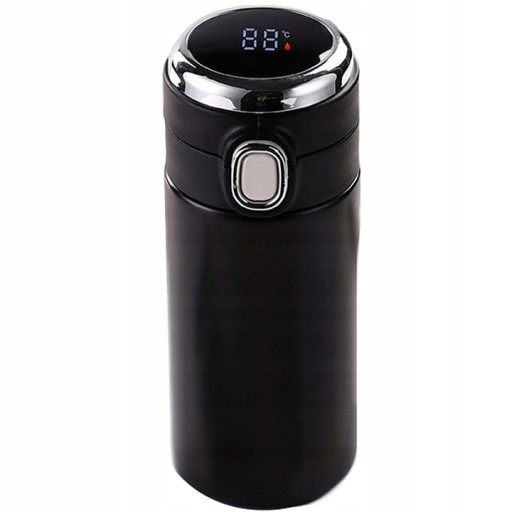 KUBEK TERMICZNY BIDON TERMOS 350ML Z TERMOMETREM (5900100271636) • Cena, Opinie • Termosy i ...
