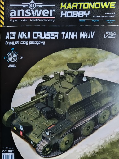 Answer 5/2023: czołg A13 Mk.II CRUISER TANK Mk.IV • Cena, Opinie ...