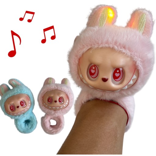 BUBU MONSTERS INTERAKTYWNA PLUSZOWA OPASKA Z MUZYKĄ I ŚWIATŁEM PREZENT ...