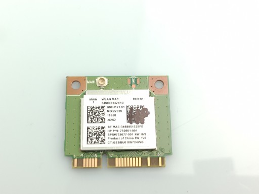 Karta mini WLAN WiFi Realtek RTL8723BE HP - Sklep, Opinie, Cena w Allegro