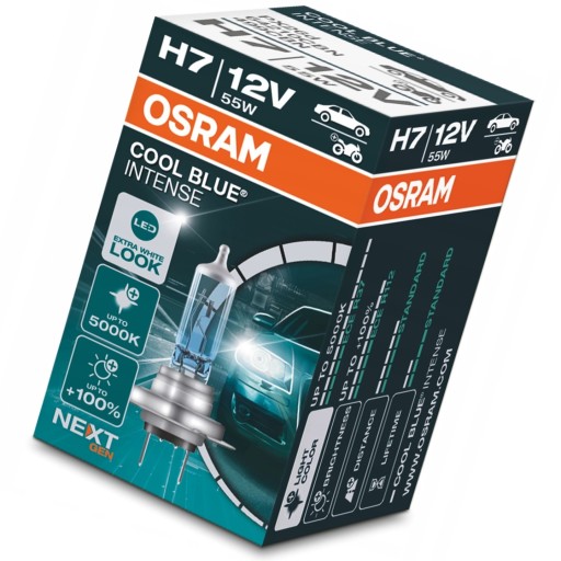 Osram ŻARÓWKA H7 12V 55W PX26d Cool Blue Intense Next Gen Nowa ...