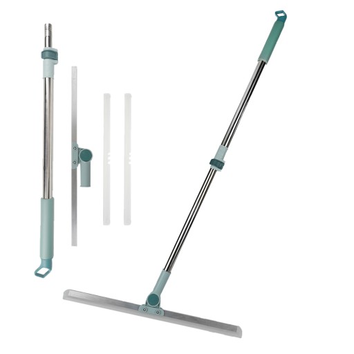 ZGARNIACZ WODY ŚCIĄGACZKA DO PODŁÓG TOOLSPACE Z TELESKOPOWY KIJEM 110CM ...