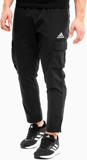 SPODNIE MĘSKIE ADIDAS ESSENTIALS SMALL LOGO WOVEN CARGO 7/8 PANTS r L ...