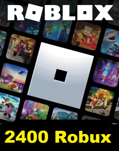 ROBLOX KOD NA 2400 ROBUX 2400RS ROBUXÓW GIFT CARD WALUTA KARTA ...