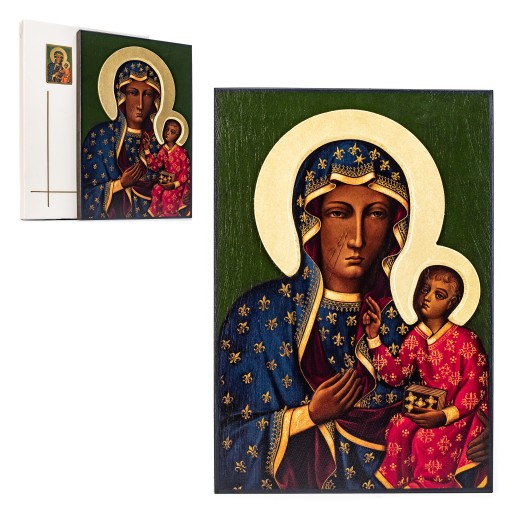 IKONA MATKI BOSKIEJ CZĘSTOCHOWSKIEJ OBRAZ 13678963442 - Allegro.pl