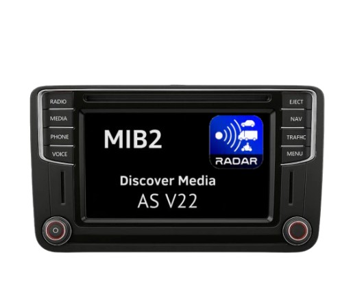MAPA DISCOVERY MEDIA MIB2 EU 2025/26CADDY TIGUAN PASSAT POLO RADARY V22 ...