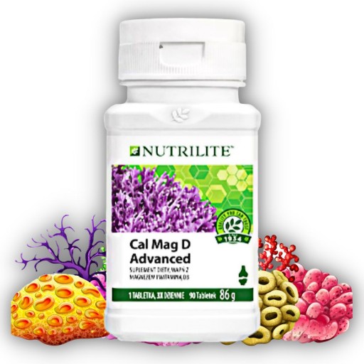 Amway Cal Mag D Advanced Nutrilite 90 tabl 13318482024 - Allegro.pl