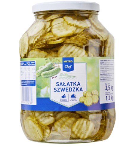 METRO Chef Švédský salát 2,5 kg za 288.00CZK - Allegro