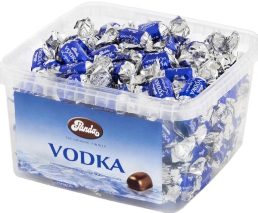 CUKIERKI Panda VODKA Czekoladowe z WÓDKĄ 1,3 kg (6412500041102) • Cena ...