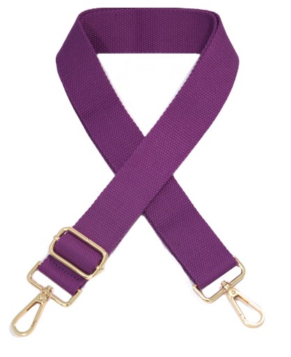 PASEK DO TOREBKI TORBY FIOLETOWY ZŁOTE OKUCIA • Cena, Opinie • Paski 13961843528 • Allegro
