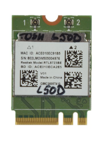 Karta Modem WIFI Realtek RTL8723BE Toshiba - Sklep, Opinie, Cena w Allegro