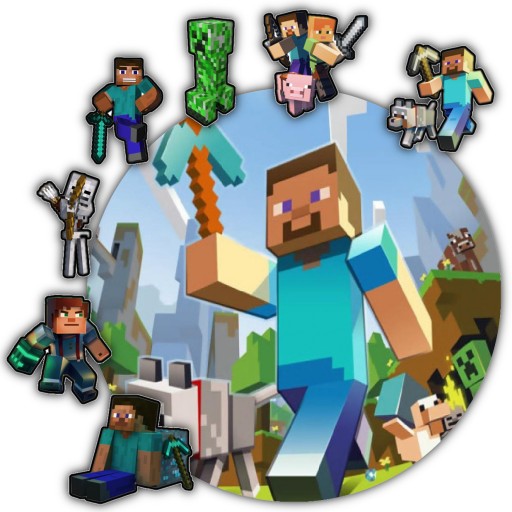 ZESTAW Opłatek na tort i postaci Minecraft 13523628590 - Allegro.pl