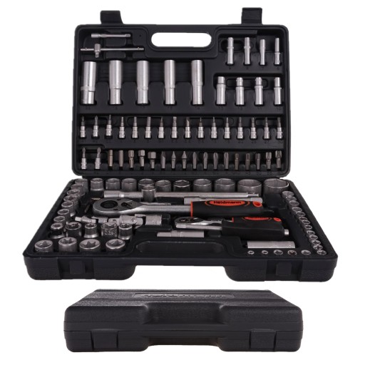 ZESTAW KLUCZY NASADOWYCH 108EL WALIZKA 1/4" 1/2" TORX TYP H GRZECHOTKA OT1015111 za 129 zł z ...