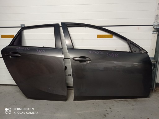 MAZDA 3 BL HB DRZWI 38R KOMPLET 09-13 EU SUPER! Drzwi BL 3 za 350 zł z ...