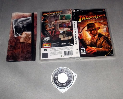 INDIANA JONES AND THE STAFF OF KINGS PSP 3xANG PREMIEROWA IDEALNA ...