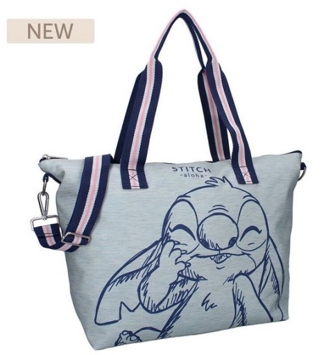 TORBA NA RAMIĘ TOREBKA ZAKUPY SHOPPER LILO STITCH STICZ STICH ZAKUPOWA (8712645310926) • Cena ...