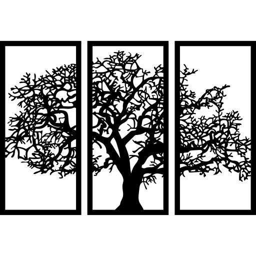 OBRAZ PROLAMOVANÉ PANELY NÁSTĚNNÁ DEKORACE OBÝVACÍHO POKOJE STROM VELKÝ ...