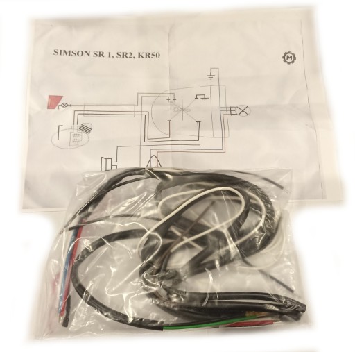 SIMSON SR1 SR2 KR50 INSTALACJA WIĄZKA ELEKTRYCZNA za 59.40PLN z Ostrołęka - Allegro - (12787373796)