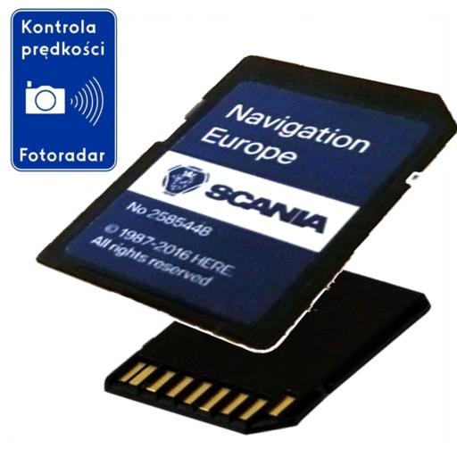 Mapa do nawigacji Europa NaviRadziox SCANIA Infotainment AUS4 karta ...