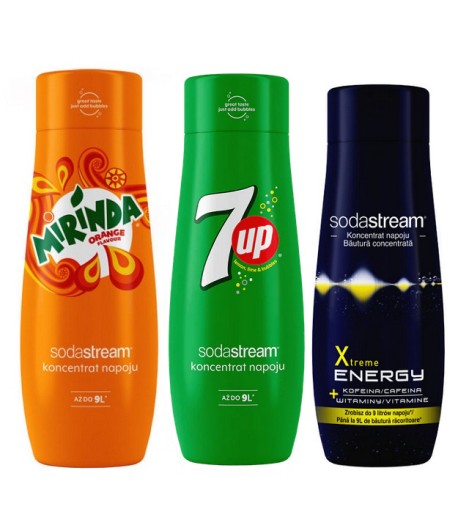 Zestaw Syropów SodaStream: 7up, Energy, Mirinda 14017555284 - Allegro.pl Zestaw Syropów SodaStream: 7up, Energy, Mirinda 14017555284 - Allegro.pl