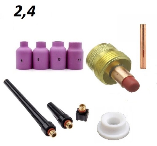 ZESTAW CZEŚCI TIG BOX SR9 SR20 JUMBO SOCZEWKA 2,4mm (ZTJ9/20) • Cena, Opinie • Inne akcesoria ...