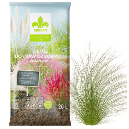 PODŁOŻE DO TRAW OZDOBNYCH PAMPASOWEJ BAMBUSÓW 20L (5905616367231) • Cena, Opinie • Ziemia ...