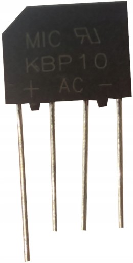 MOSTEK PROSTOWNICZY KBP10 1000V 2A MIC - Sklep, Opinie, Cena w Allegro