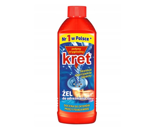 Kret żel udrażnianie rur 0,5l (5900931007152) • Cena, Opinie • Środki ...