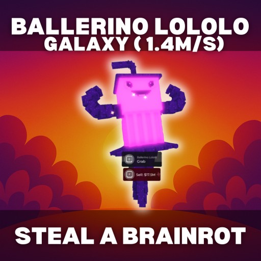 BALLERINO LOLOLO GALAXY 1.4M/S | Steal a Brainrot | Roblox | Brainrot ...