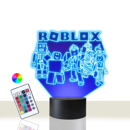 Lampka Stołowa Nocna 3D LED Roblox Gra Internetowa Pilot (5905342886648 ...
