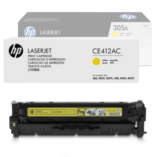 Toner HP 305A Ylw Contract LJ Toner Cartridge CE412AC żółty (yellow ...