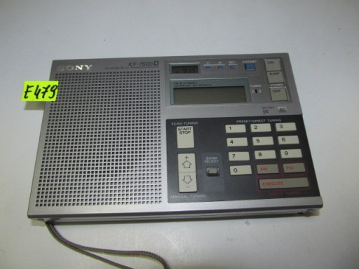 RADIO SONY ICF-7600D - NR E479 - Sklep, Opinie, Cena w Allegro.pl
