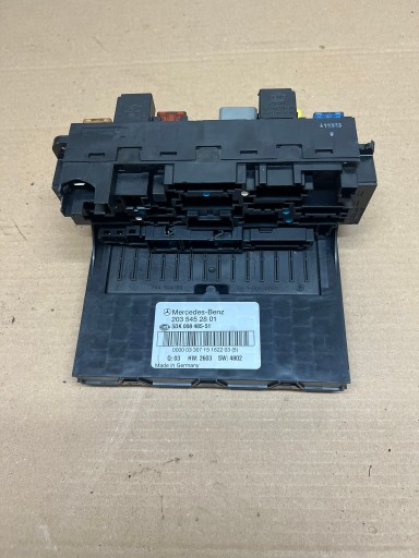 MERCEDES W203 MODUŁ STEROWNIK SAM SKRZYNKA BEZPIECZNIKÓW 2035452801 za 200.00PLN z Bolesławiec ...