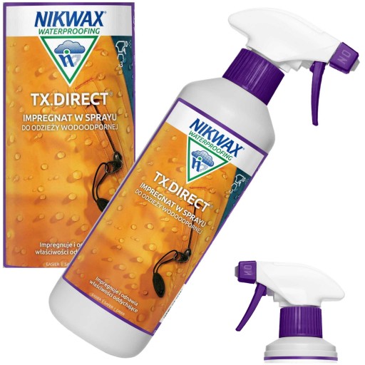 Nikwax TX.Direct Spray 500ml Impregnat Do Odzieży Membranowej Goretex ...