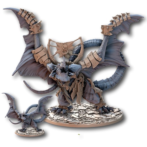 (CnP) - Gromoks Dragon Steed - Warhammer - (3DPT) - Stan: Nowy 302 ...