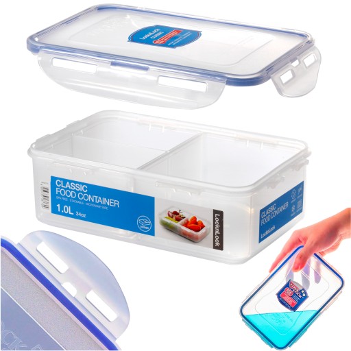 Lock & Lock HPL817C Pudełko Prostokątny 1 l Przezroczysty 1 szt ...