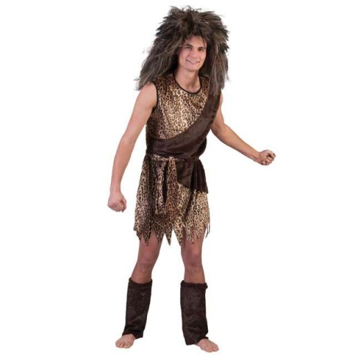 STRÓJ jaskiniowca JASKINIOWIEC BOB kostium roz M 13394543433 - Allegro.pl