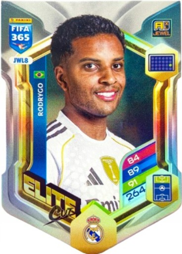 PANINI FIFA 365 2026 ELITE CUT JEWEL JWL8 RODRYGO REAL MADRID za 815.00HUF-ért - Allegro