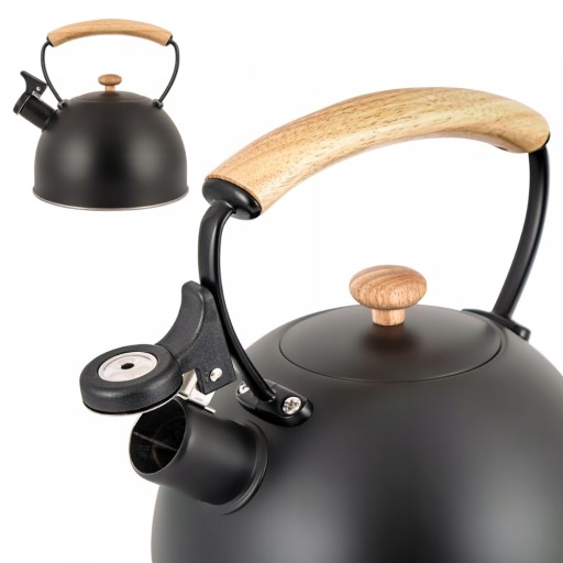 Czajnik tradycyjny Promis Clara TMC15B czarny 2,5L (TMC-15B) • Cena ...