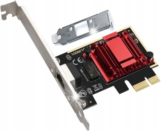 Sieťová karta PCIe 2500/100 Mbps PCI Express Gigabit Ethernet RJ45 LAN ...