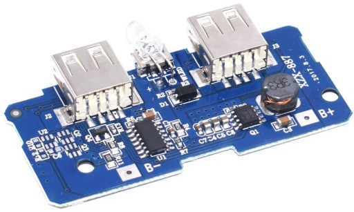 Moduł POWERBANK 2 X USB 5V 2A ZABEZPIECZENIE 18650 - Sklep, Opinie ...