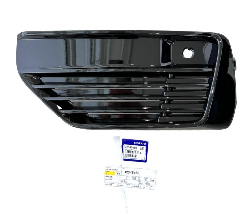 VOLVO XC90 II Plug-In lewa kratka zderzak przod czarny polysk R-Design ...