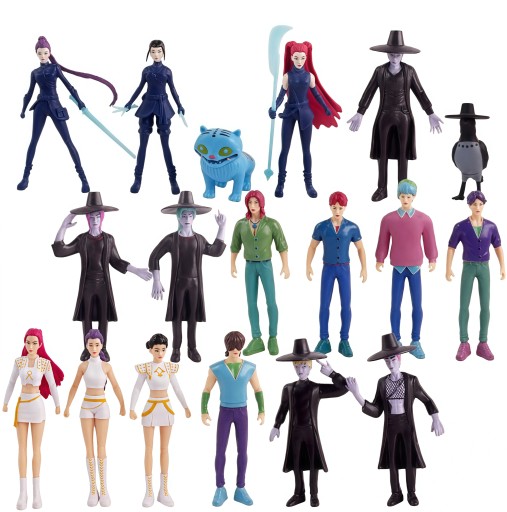 KPOP: LOVCI DÉMONOV Súprava figúrok RUMI Sussie a Derpy POSTAVY Z ...