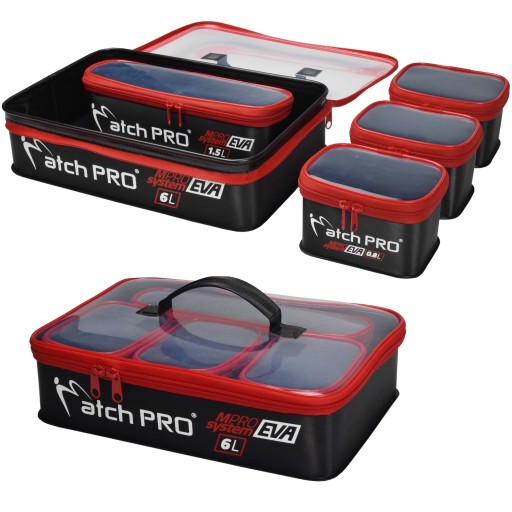 MATCHPRO EVA SYSTEM POJEMNIKÓW ZIP EVA 5 SZT - 6L - 15090495575 - Allegro