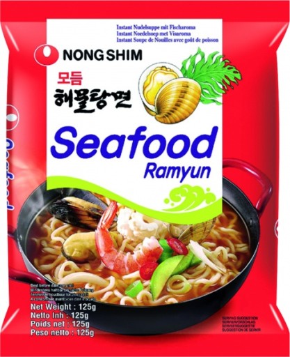 Koreańska Zupa Instant Owoce Morza Nongshim zupka chińska zupki ... Koreańska Zupa Instant Owoce Morza Nongshim zupka chińska zupki ...