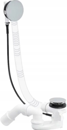 ZESTAW PRZELEWOWO-ODPŁYWOWY PRZEDŁUŻONY CHROM VILLEROY & BOCH ...