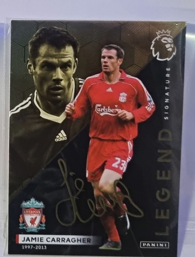 PREMIER LEAGUE 2024 LIMITED LEGEND JAMIE CARRAGHER SIGNATURE ...