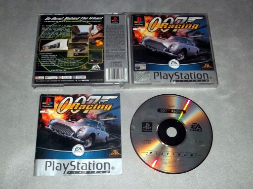 007 RACING - AGENT JAMES BOND - POŚCIGI - TANIO PSX PS1 PLAYSTATION ...
