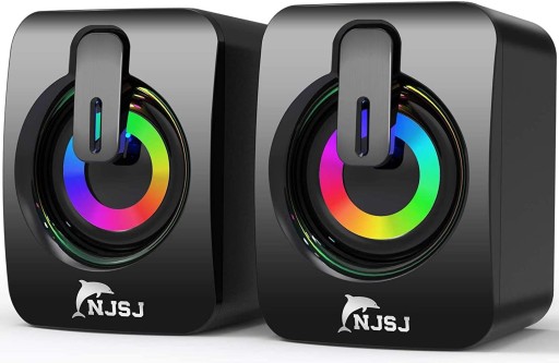 GŁOŚNIKI LED DO KOMPUTERA NJSJ H142 USB AUX RGB - Sklep, Opinie, Cena w ...