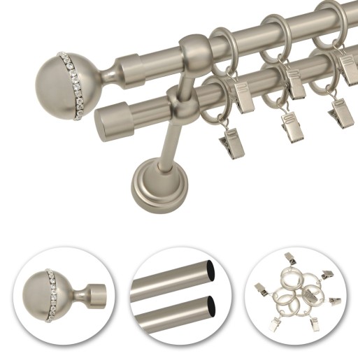 Karnisz elegancki do pokoju salonu 190 cm CLASSIC (5904104535893 ...